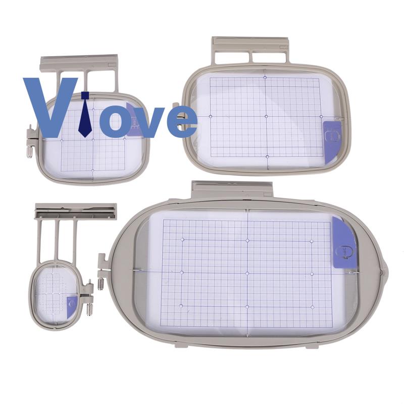 4Pcs Sewing Machine Embroidery Hoop for Brother Innovis 1500 1500D ...