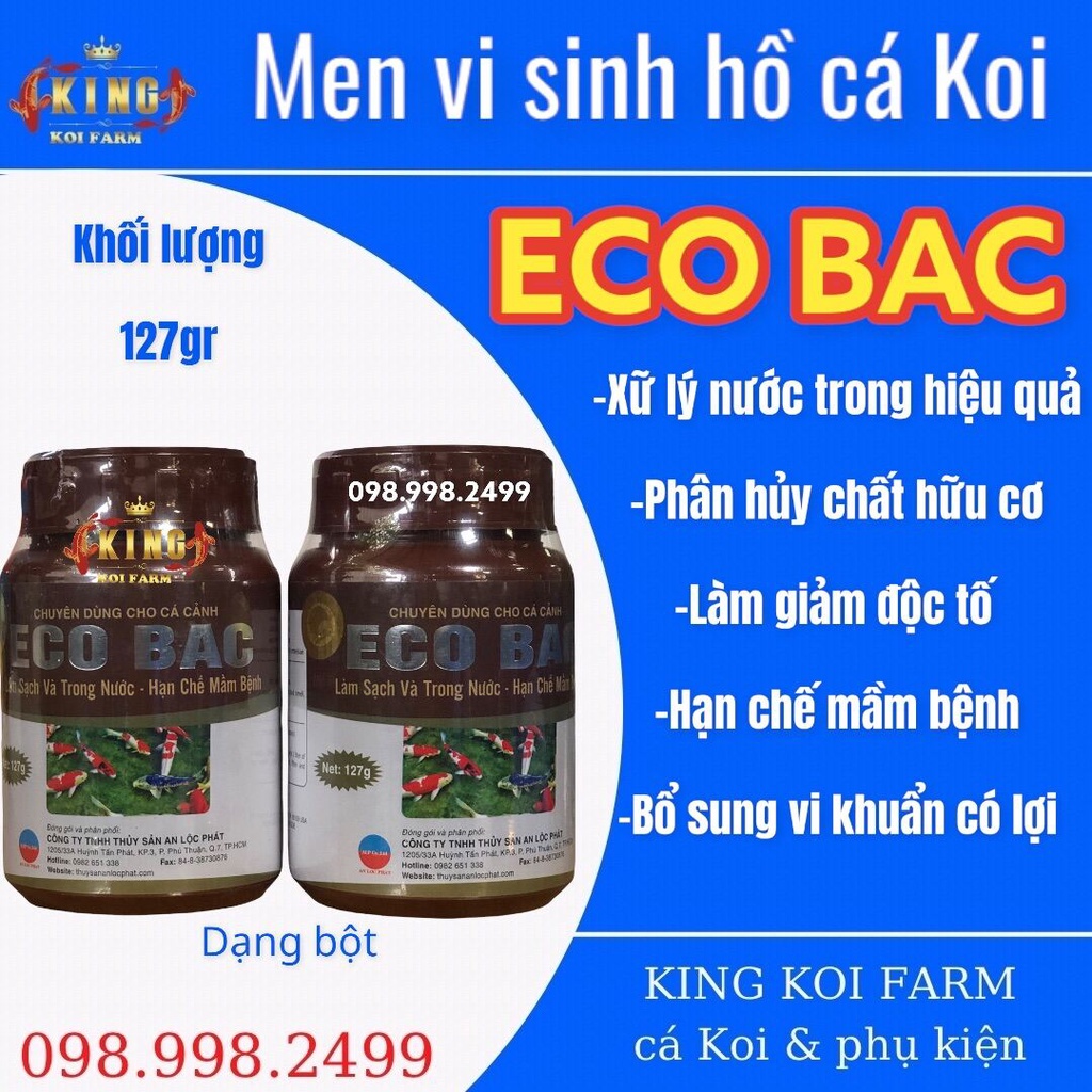 Koi ECO BAC Aquarium Probiotics 127g Jar | Shopee Philippines