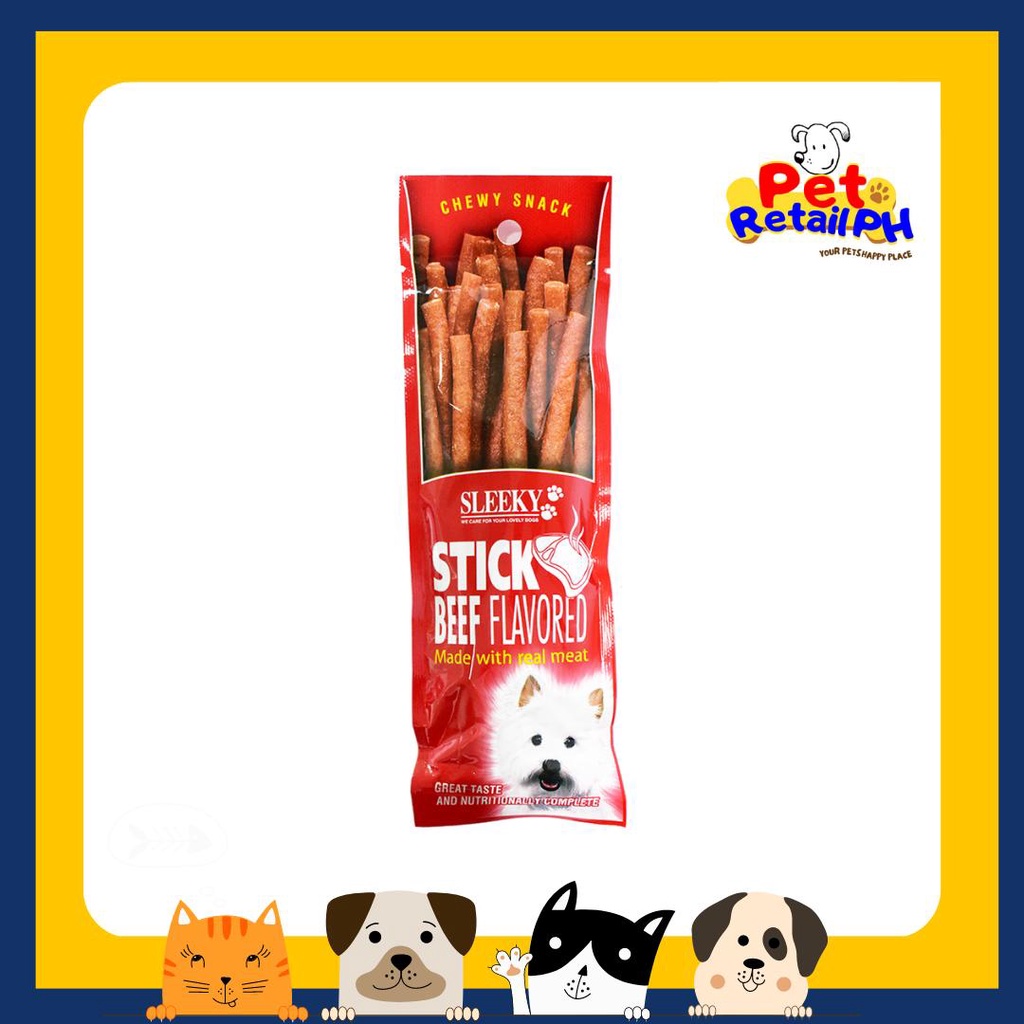 Sleeky Chewy Snack Dog Treats Stick 50g | Shopee Philippines