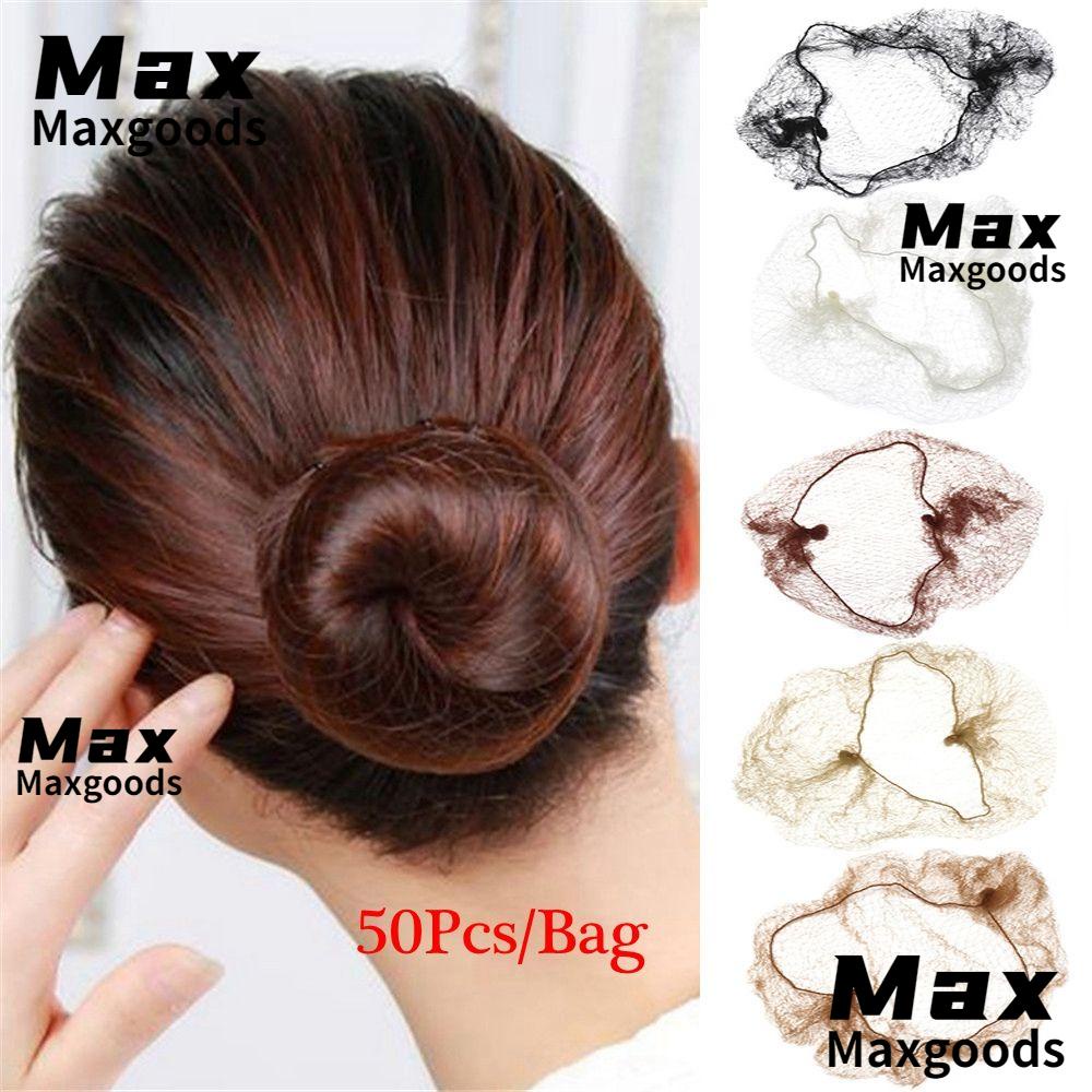 MAX 50Pcs Elastic Edge Hair Accessories Invisible Hairnet | Shopee ...