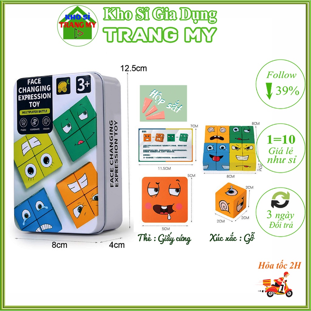 Magic Rubik's Cube - Puzzle toy set based on facial expressions, fun ...