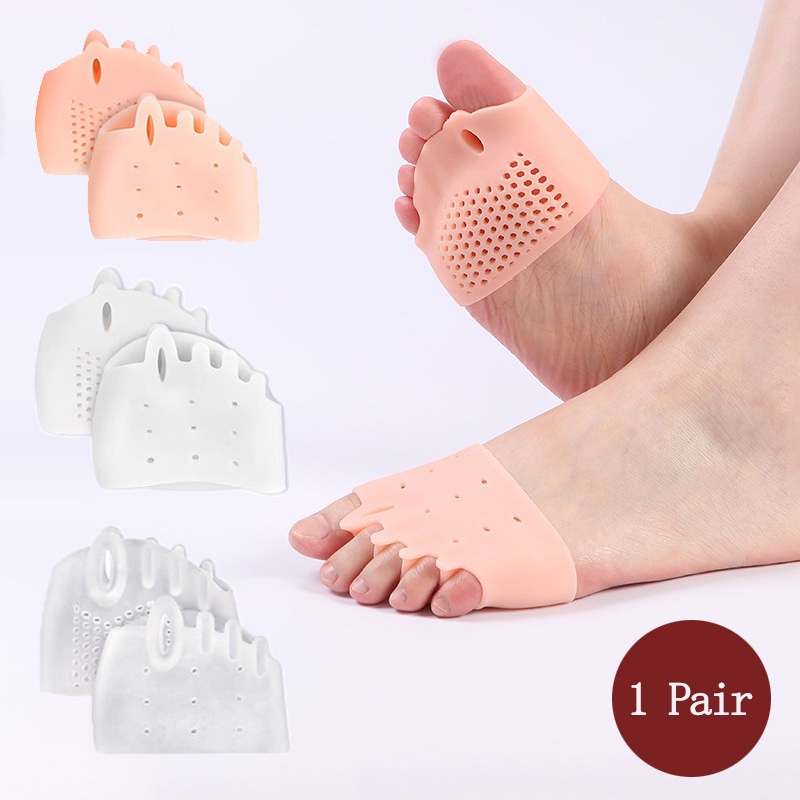 Five-toed forefoot pads, silicone cover for forefoot, protect the soles ...