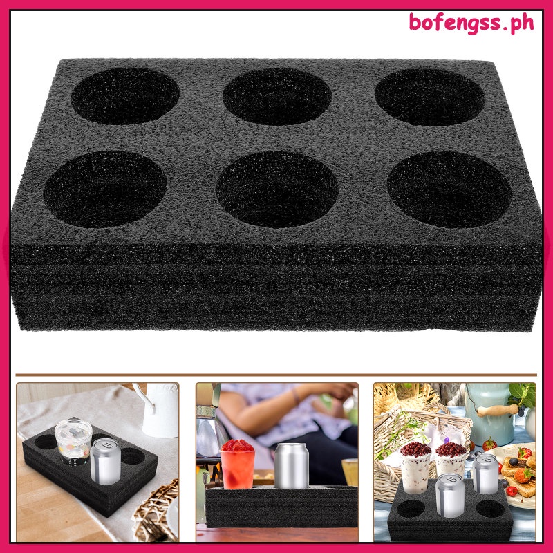 [READY STOCK] Milk Tea Cup Holder Coffee Tray Stand Drink Carrier ...