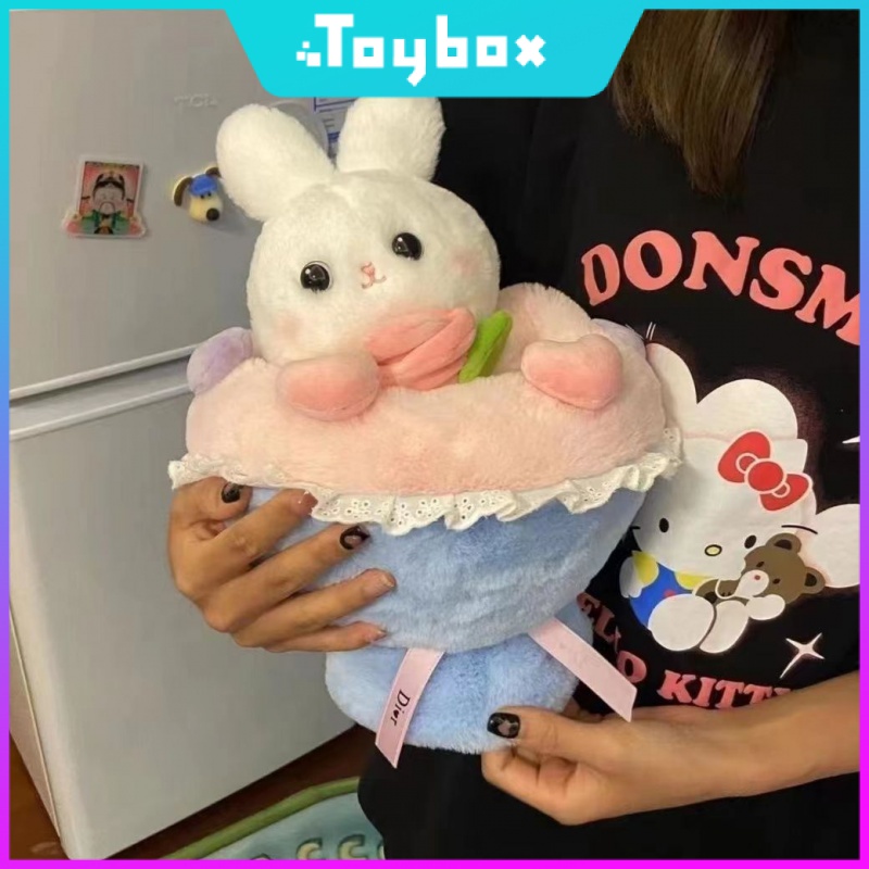 Lovely Princess Rabbit Transformation Cartoon Plush Doll Bouquet for ...