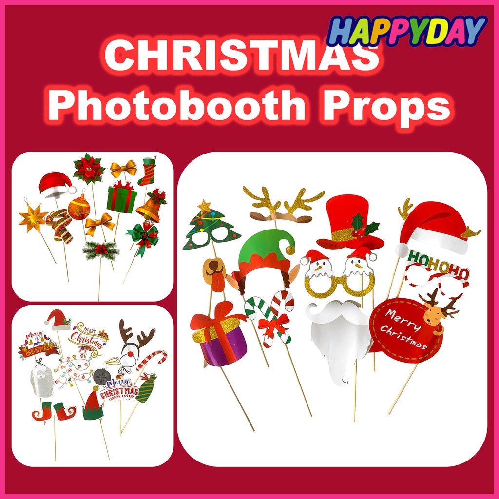 Christmas Photobooth Props 1291xx | Shopee Philippines