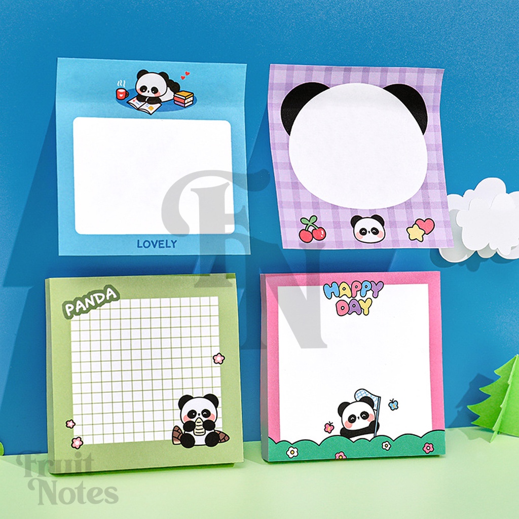 SN365 50 sheets Panda Theme Sticky Notes | Shopee Philippines