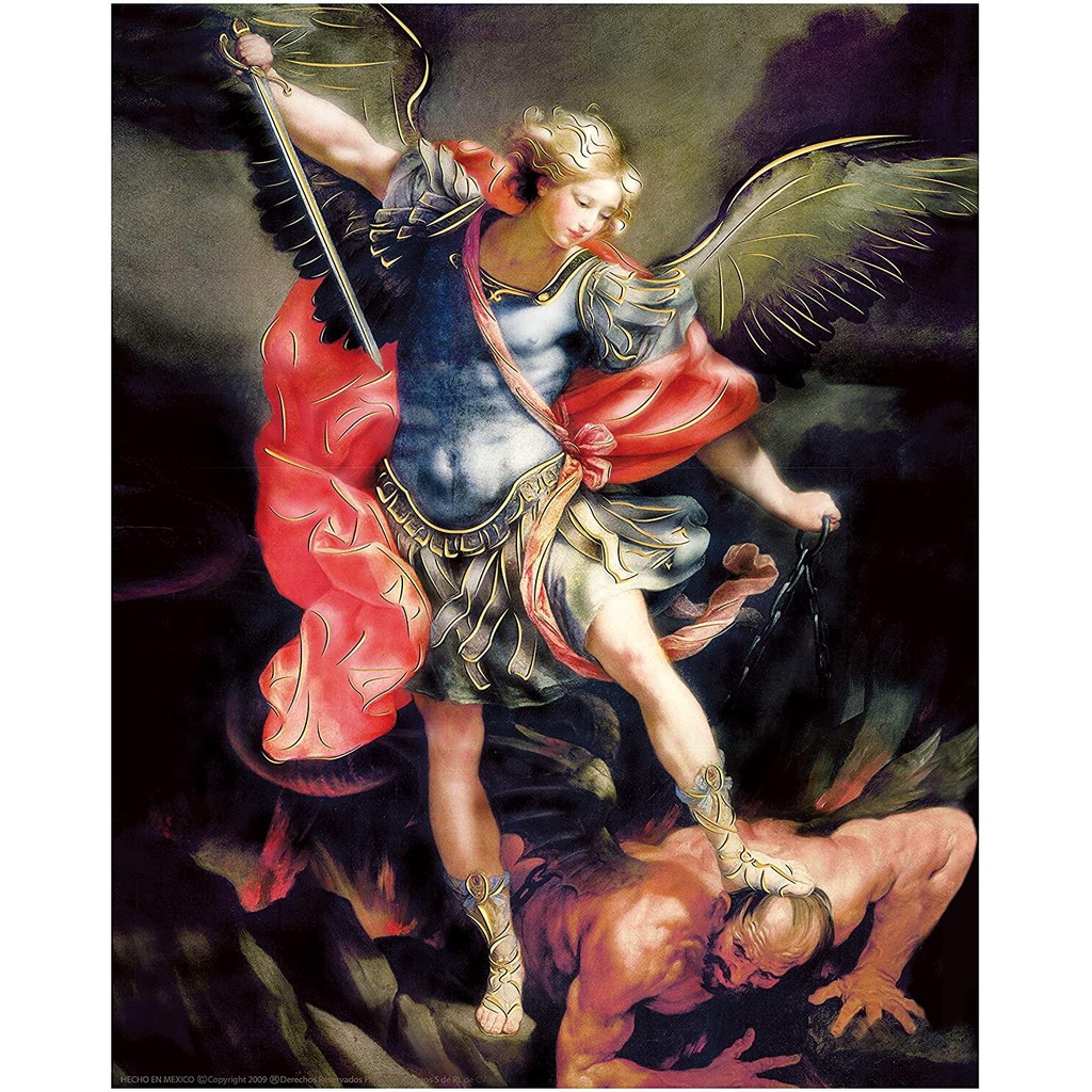 St Michael Archangel Religious Mural Art Printing Poster Decoration ...