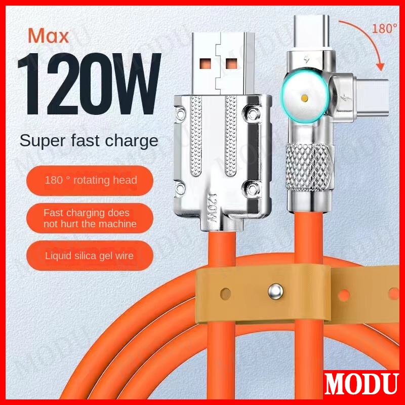 2 meters and 1 meter 120W 6A Super Fast Charging Cable Liquid Silicone ...