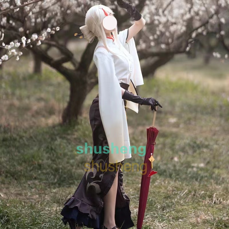 Genshin Impact Yelan Ningguang Pizza Hut Co Branded Cosplay Costume