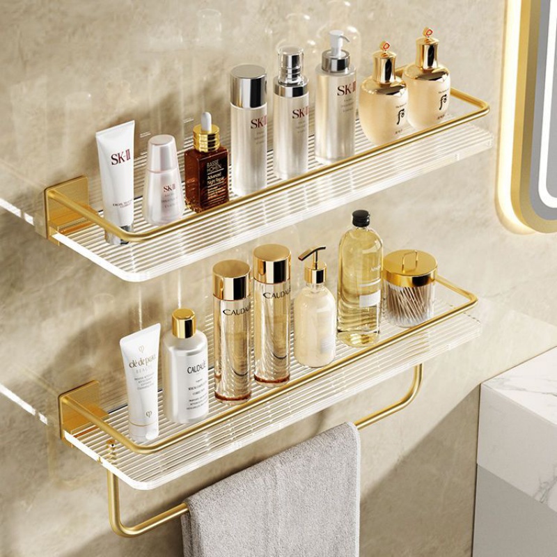 Perforation-free Bathroom Racks Toilet Racks Storage Hooks Wall-Mounted ...