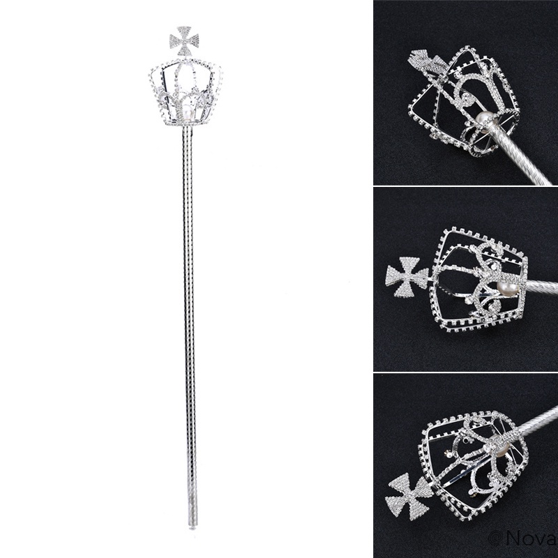 Shiny Fairy Wand Rhinestone Inlaid Fashion Sophisticated Scepters ...