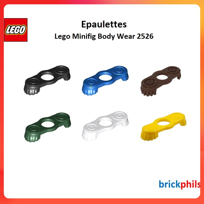 Lego Minifig Body Wear 2526 Epaulettes | Shopee Philippines