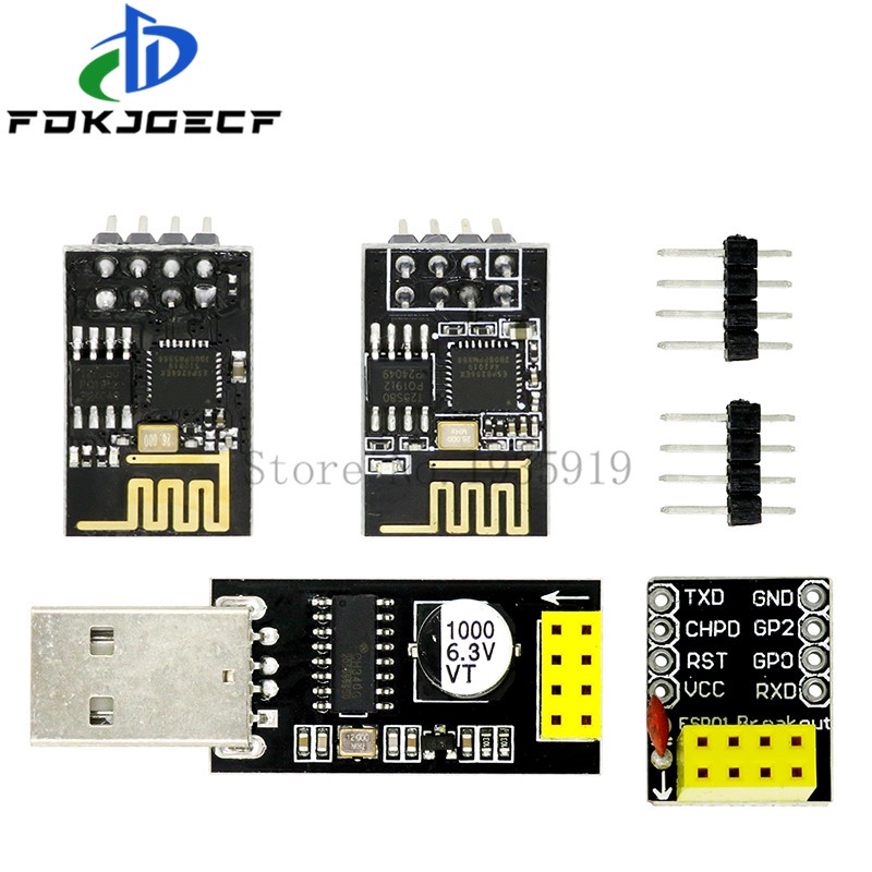Usb To Esp8266 Wifi Module Esp 01 Esp 01s Adapter Board Computer Phone Wifi Wireless 1407