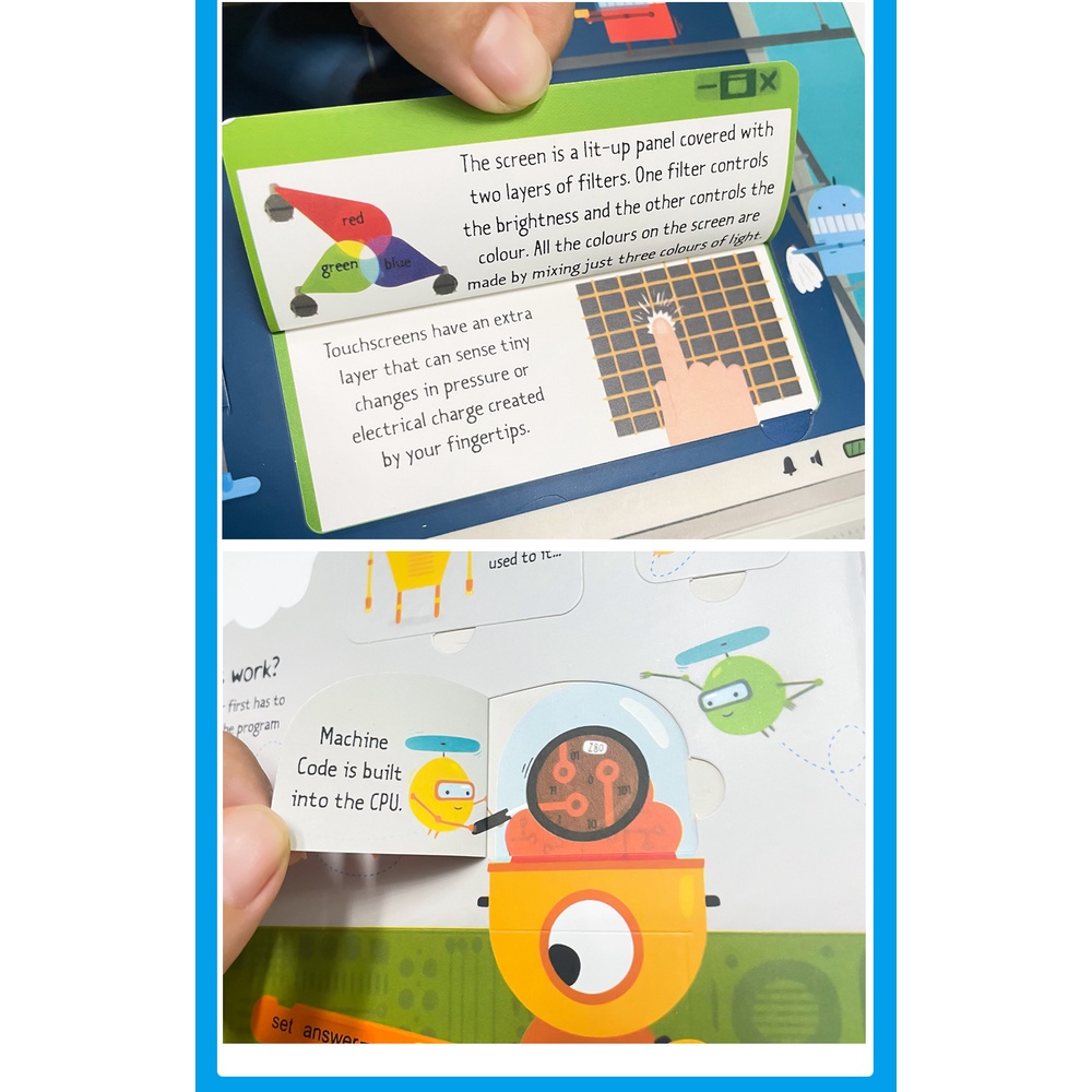 Usborne Lift The Flap Computers and Coding 3D Flap Board Book for Kids ...