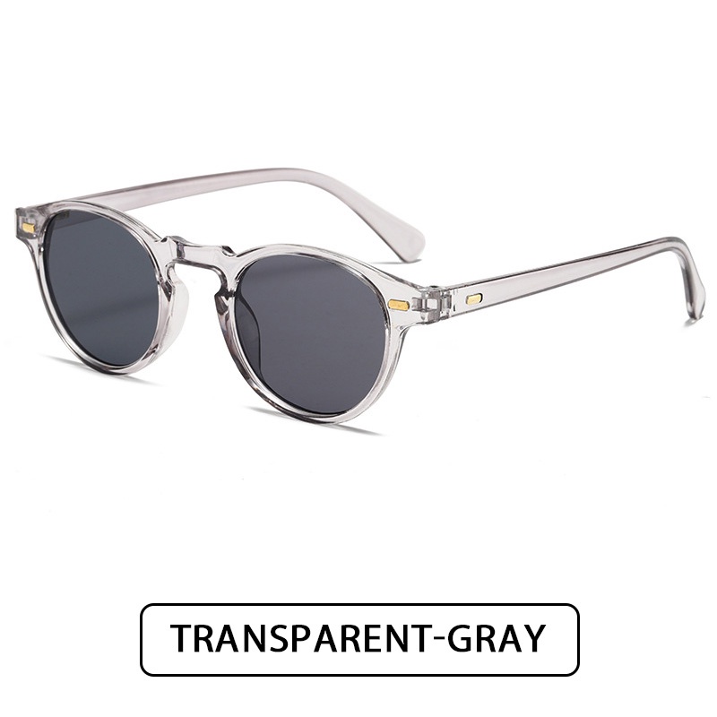 Retro Round Frame Sunglasses Small Frame Fashionable Men Women Trend ...