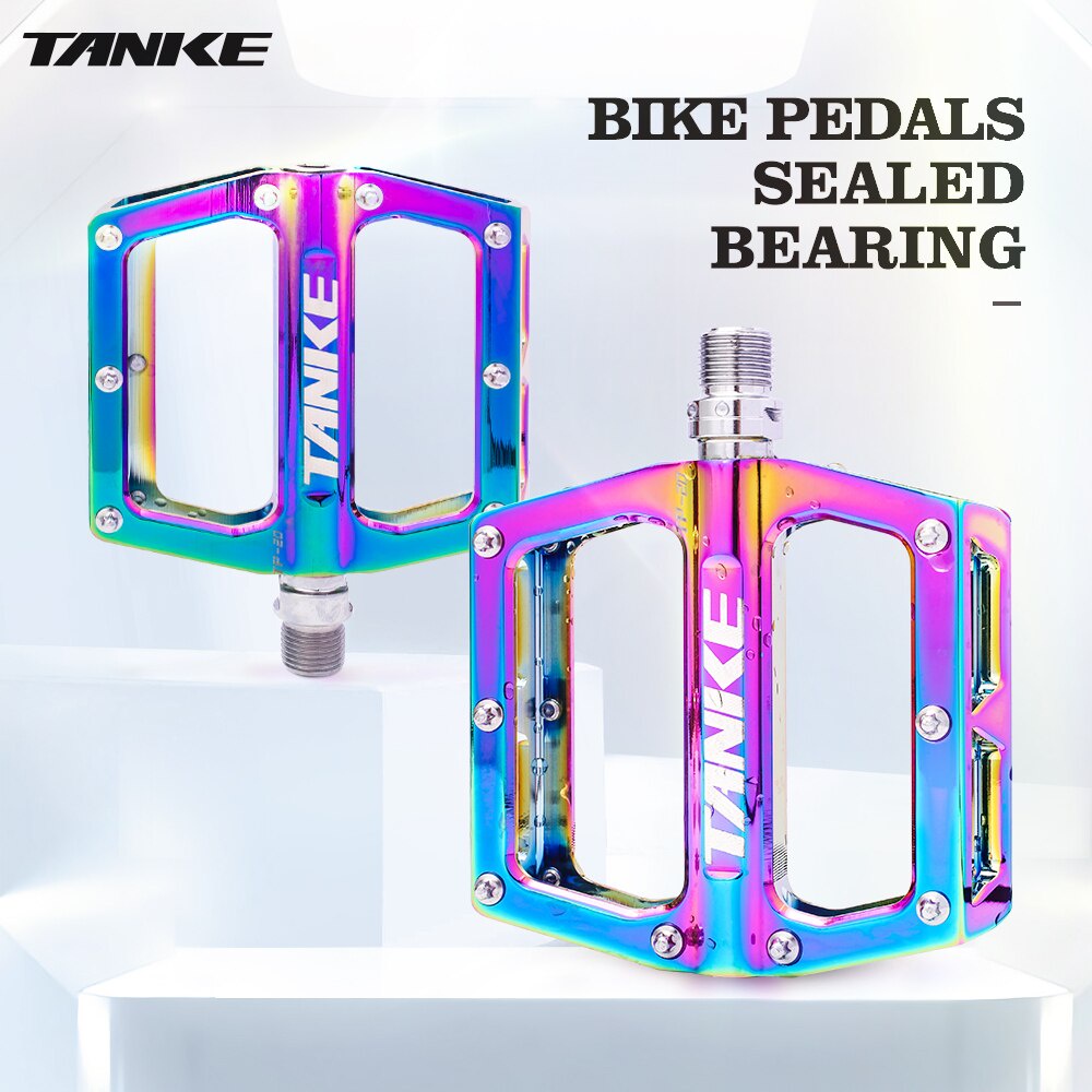 TANKE TP20 Ultralight Bicycle Pedals Aluminum Alloy Colorful Hollow ...