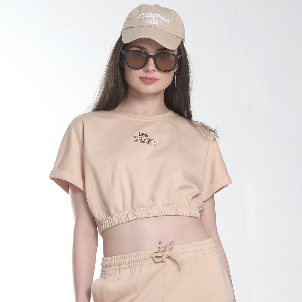 Lee Xline Croptop for Women in Warm Beige | Shopee Philippines