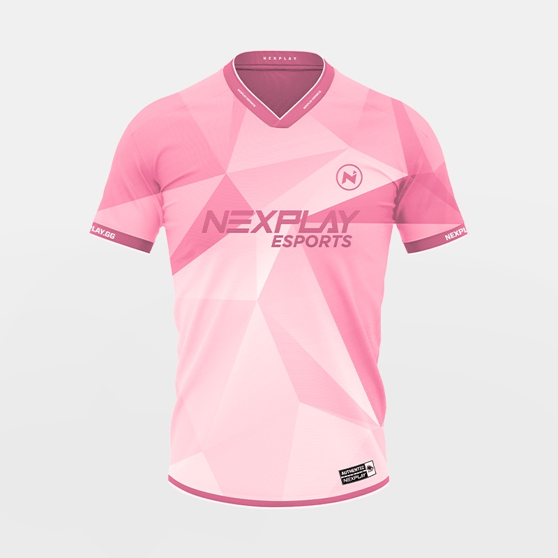NXP NEXPLAY ESPORT JERSEY Pink Quartz T-Shirt Full Sublimation 3D T ...
