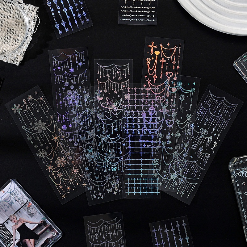 Goo Card Stickers PVC Children Notebook DIY Chain Stickers Creative ...