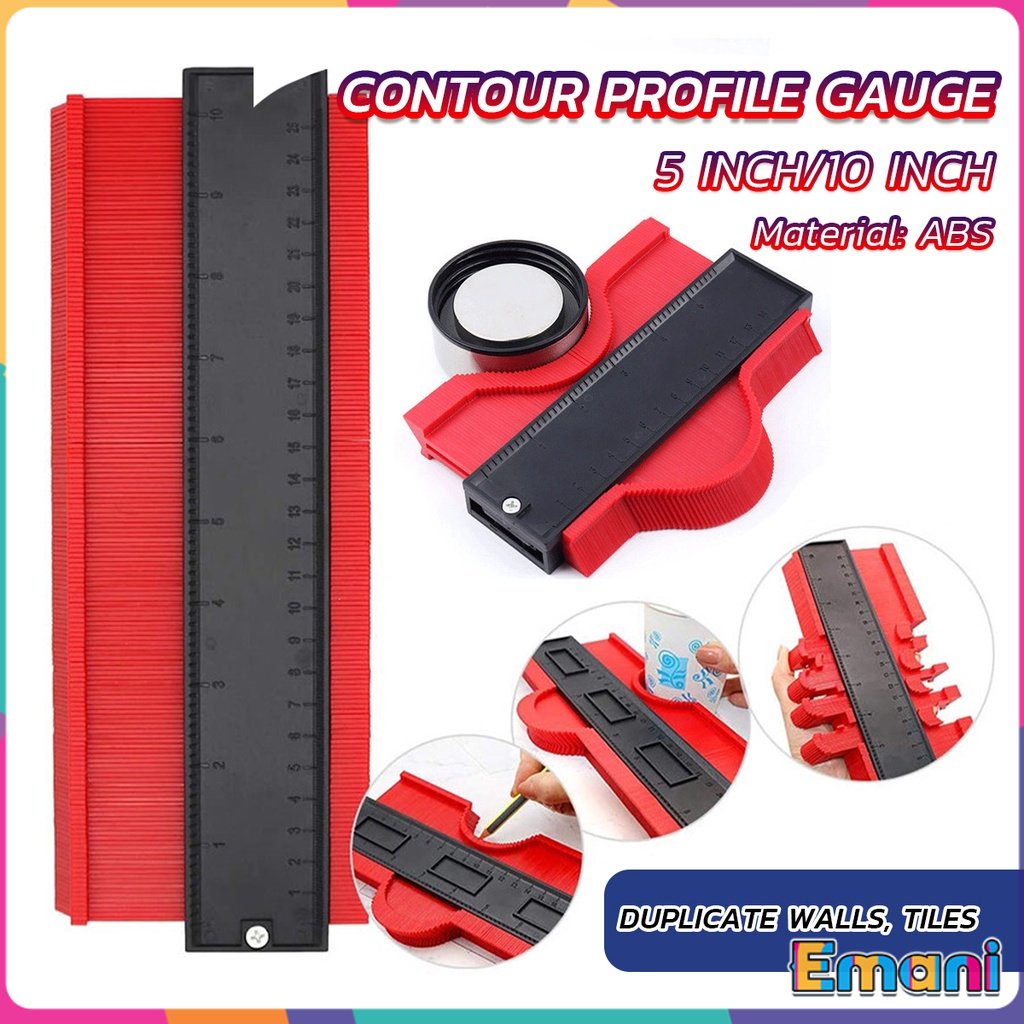 Emani Shape Contour Gauge Duplicator Kit - 10 inch and 5 inch Profile ...