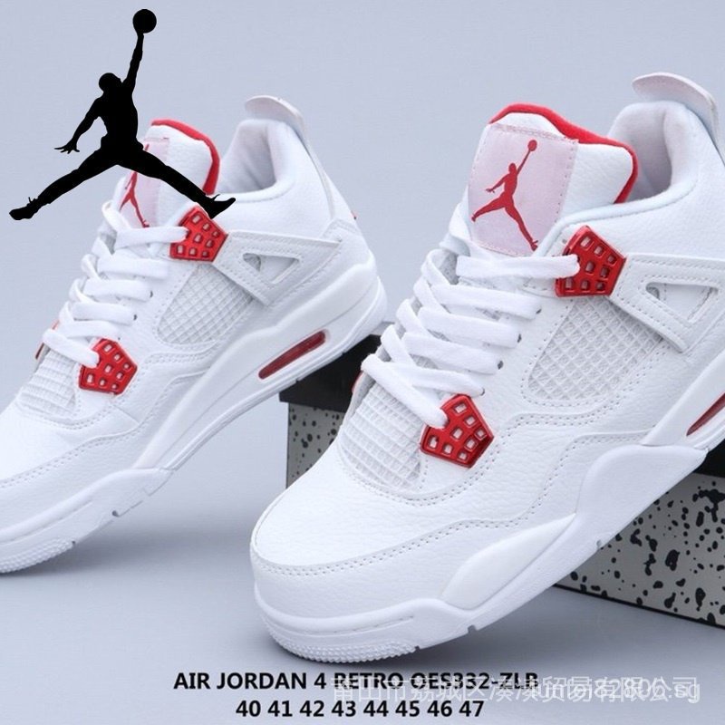 Leather Boots Air Jordan 4 Retro AJ4 Generation Basketball Casual Shoes ...