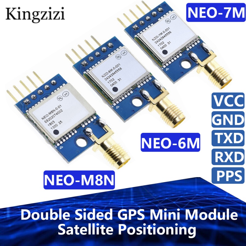 Neo-6m Neo-7m Neo-m8n Double Sided Gps Mini Module Satellite ...