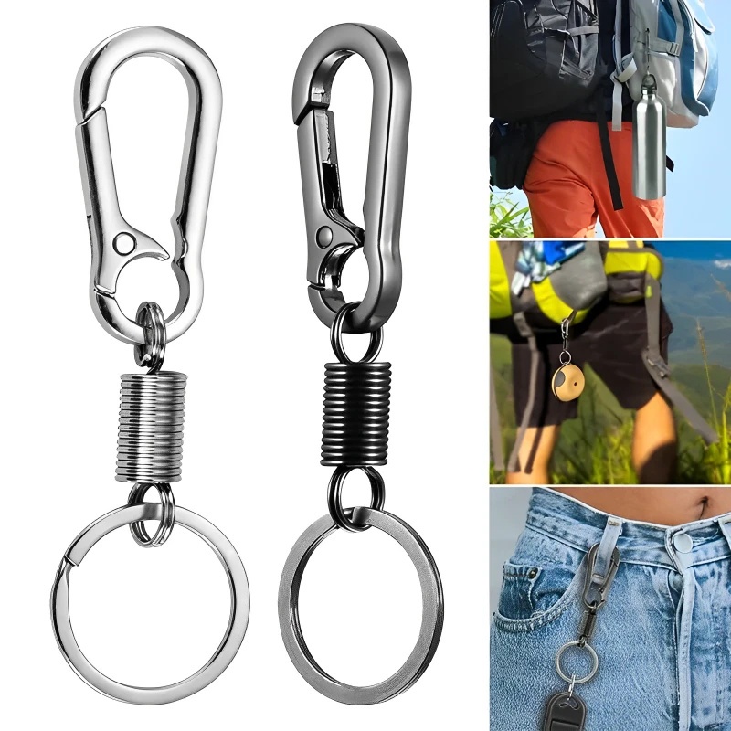 1/20PCS Gourd Buckle Carabiner Keychain Waist Belt Clip/Spring Keychain ...