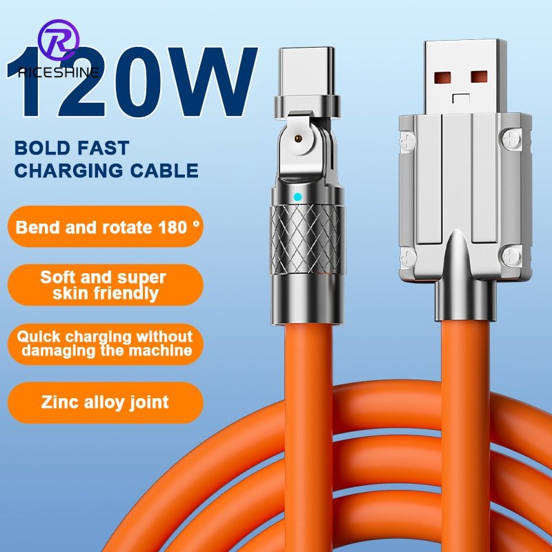 1m/1.5m/2m High Quality TPE Thicker Fold Resistant USB Type-C Port ...