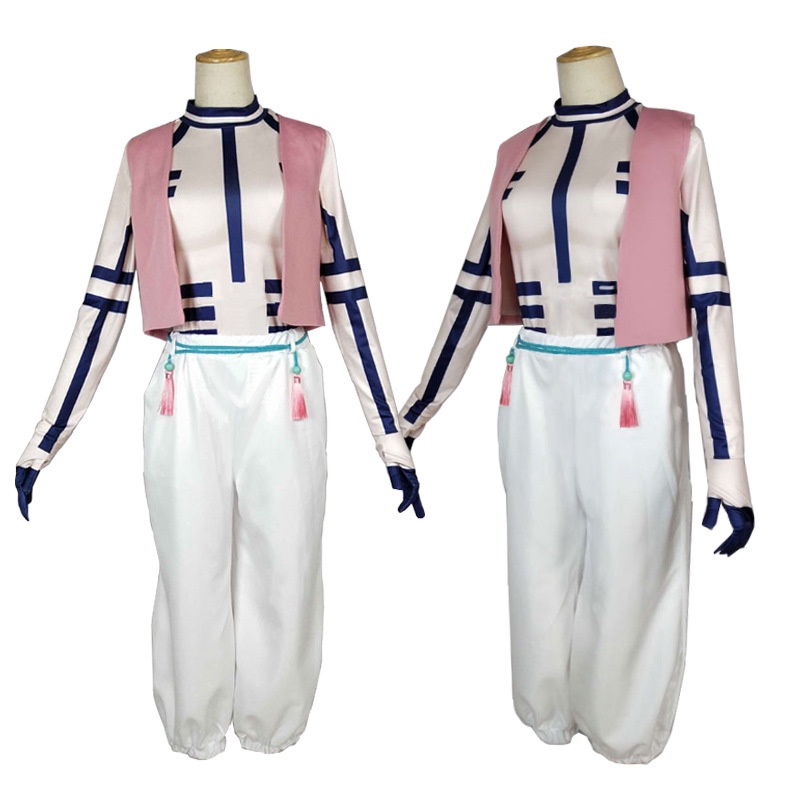 Anime Demon Slayer Akaza Copsplay Costume Uniform Full Set Halloween ...