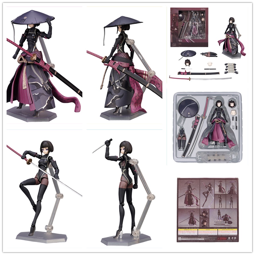 Falslander Figma Ronin 549 Action Figure Change Face Machine Girl Model ...