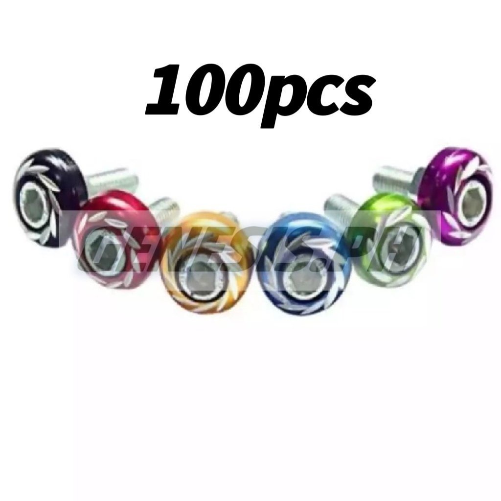 Genesis Motorcycle Nut Bolt Plate Bolt 6mm CNC Nut Bolt Allen Bolt Body ...