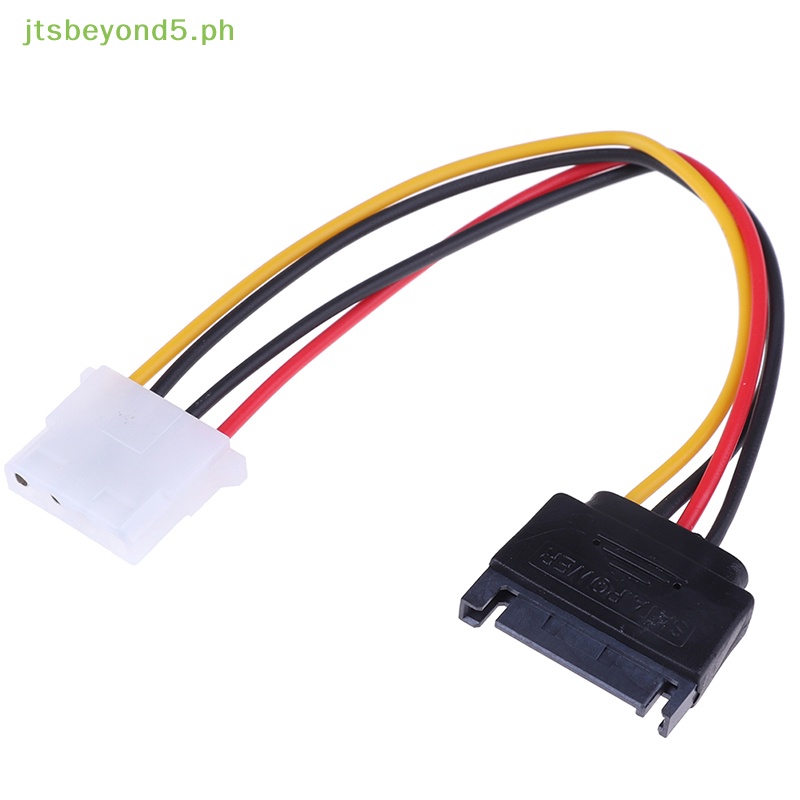 # JTPH # SATA TO IDE Power Cable 15 Pin SATA Male to Molex IDE 4 Pin ...