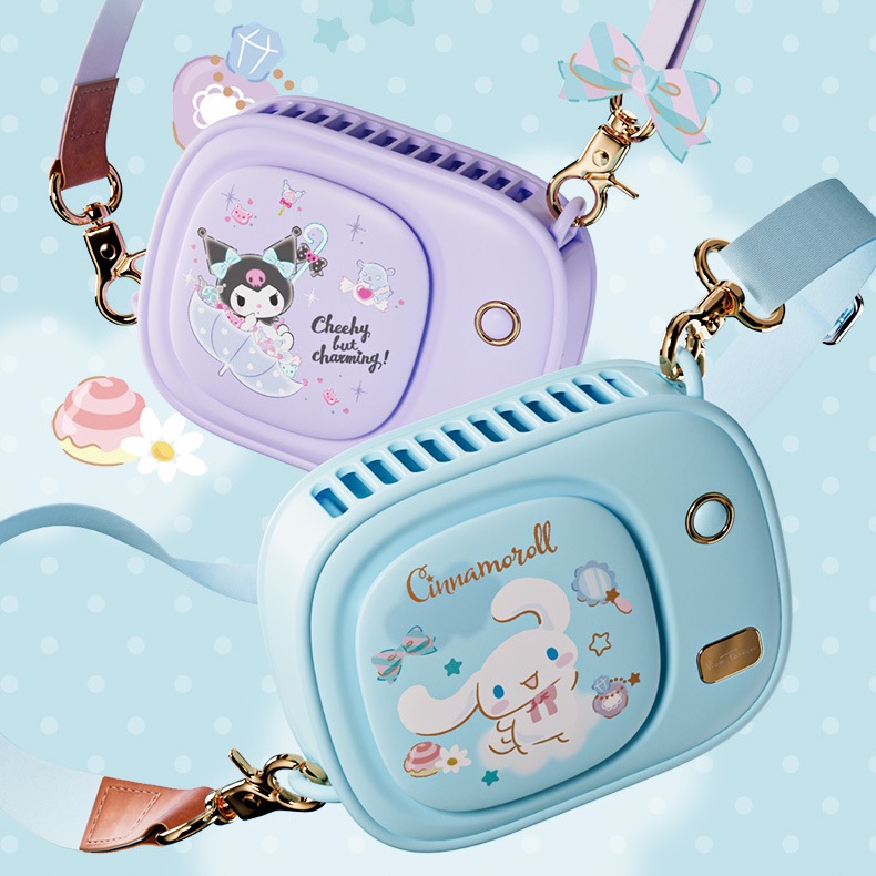 Sanrio Characters F11 Handheld Fan With Lanyard Kuromi Cinnamoroll ...