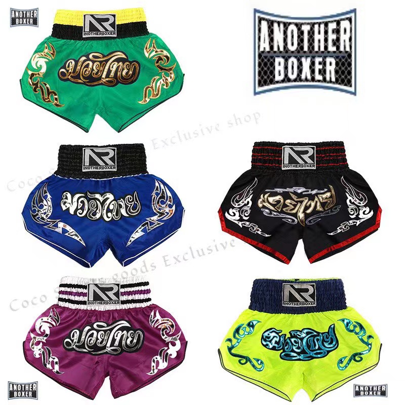 Anotherboxer Boxing Shorts Embroidery Craftsmanship Muay Thai Fighting ...