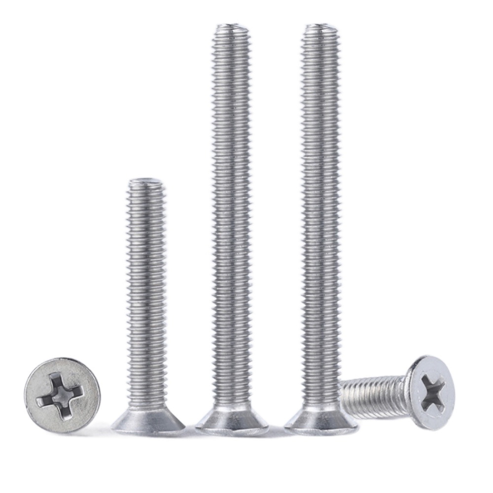 [WDY-Y] M4/M5 Countersunk Screw / Flat Head Screw/ JF Machine Screw (Stainless 304) | Shopee ...