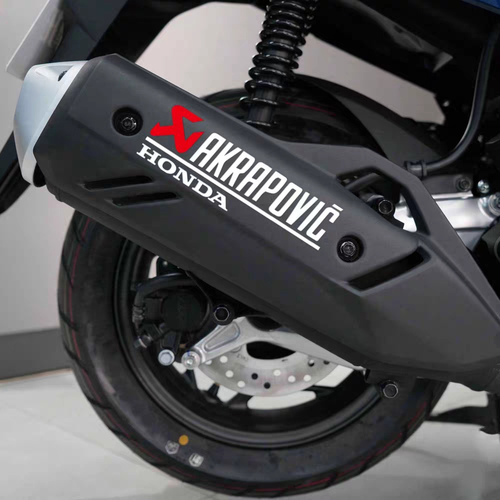 AKRAPOVIC Logo Emblem Reflective Sticker Motorcycle Scooter Motor Bike ...