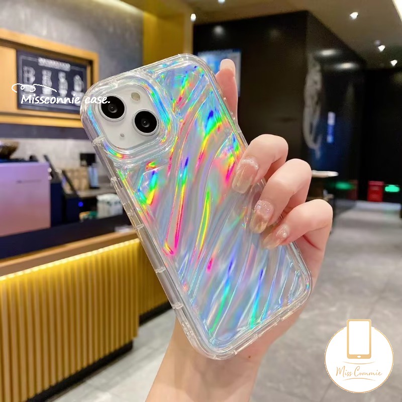 Luxury Dazzling Color Laser Card Case For OPPO A15 A7 A12 A15s A31 A3s ...