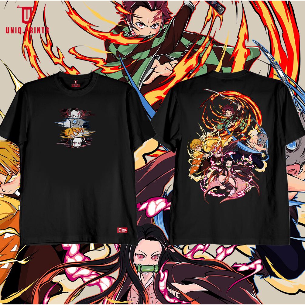 UNIQ.PRINTS DEMON SLAYER GROUP NEW GRAPHIC COTTON TSHIRT FOR MEN AND ...