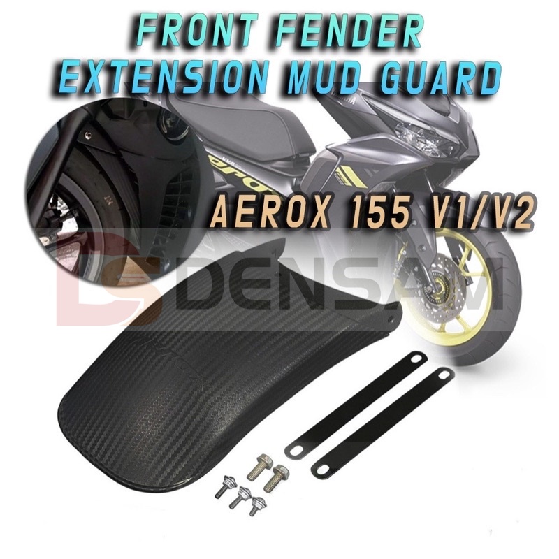 Densam Motorcycle Front Mud guard Fender Aerox 155 V1 V2 Aerox 2021 ...