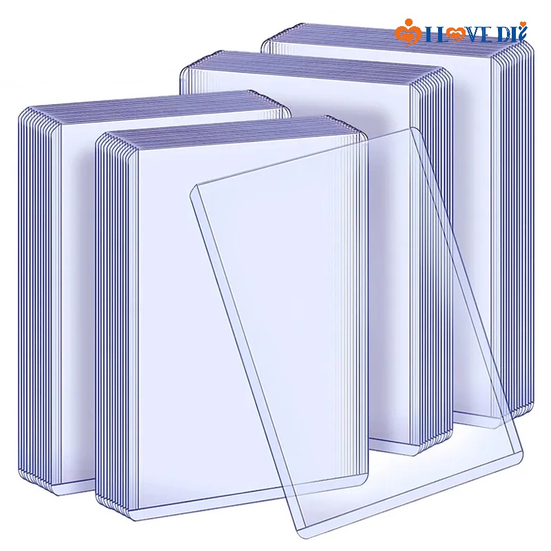 Horizontal Vertical Hard Plastic Card Sleeves/ Sports Stars Card Holder ...