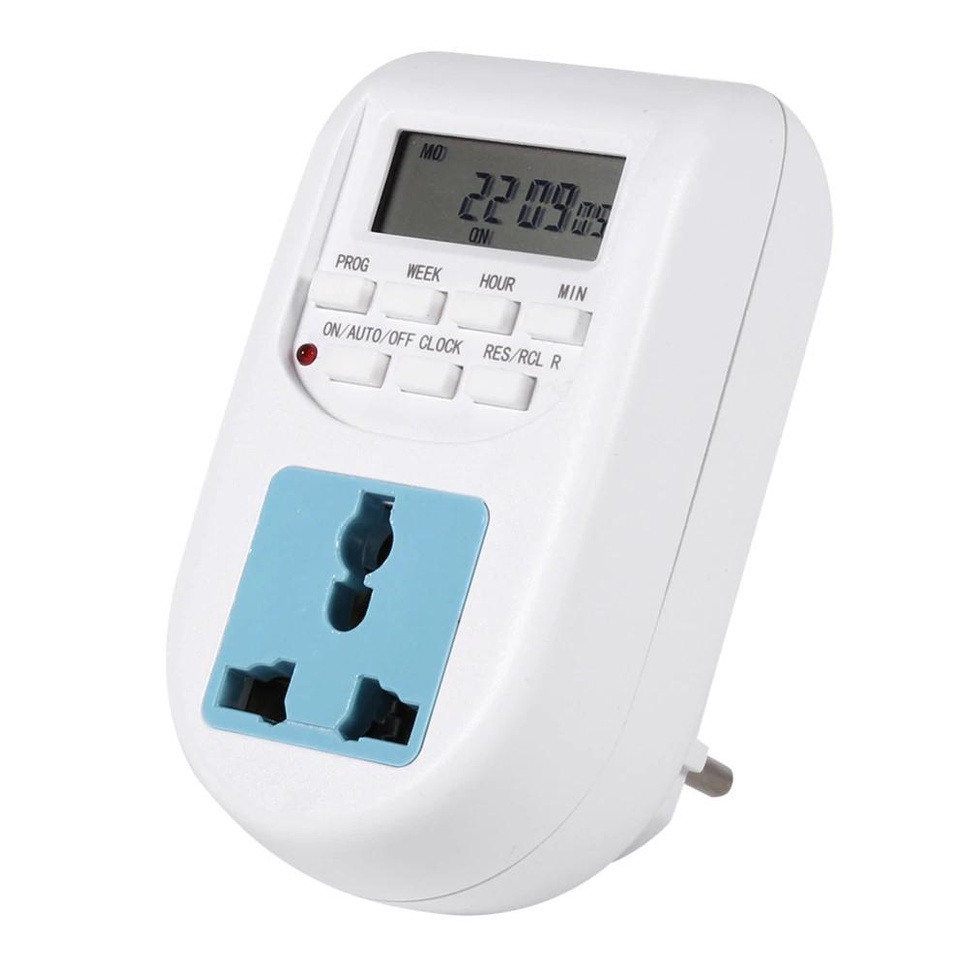 Digital Timer AL-06 Electronic Digital Mains EU Plug In Timer Switch ...