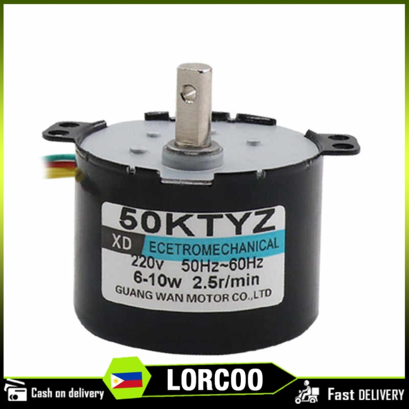 NEW 50KTYZ 220V AC PMSM motors 6W-10W slow reverse gear micro motor ...