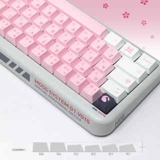 GMK Sakura Keycaps 145Keys Cherry Profile PBT Compatible ALICE Gateron ...