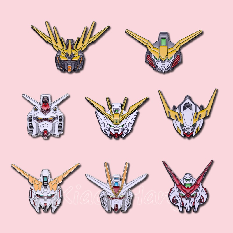 Anime Mobile Suit Gundam Enamel Pins EVE Kadokawa Comics Sci-Fi ...