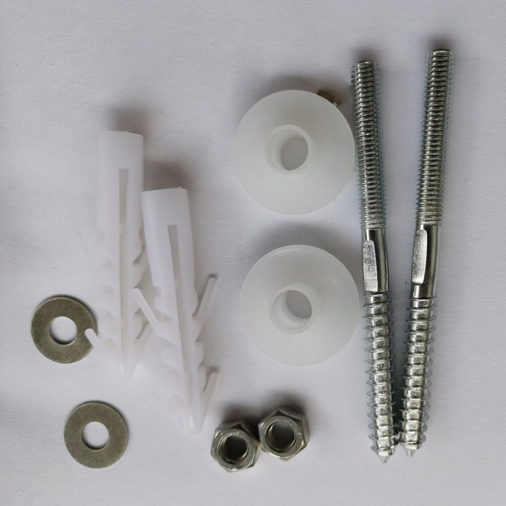 [oncemoreagain1] Basin Screw 1 Set Basin Iron Silver Wall Mounted ...