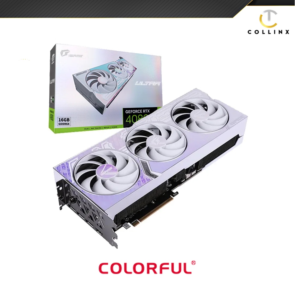 RTX 4080 Colorful iGame Ultra White OC 16GB GDDR6X Graphics Card ...