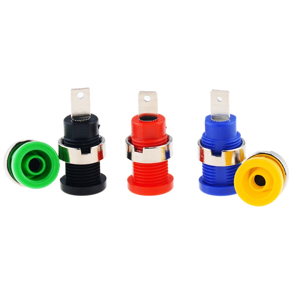 5PCS Opening 12mm 4mm Banana Socket Panel Test Socket Safety Type High ...