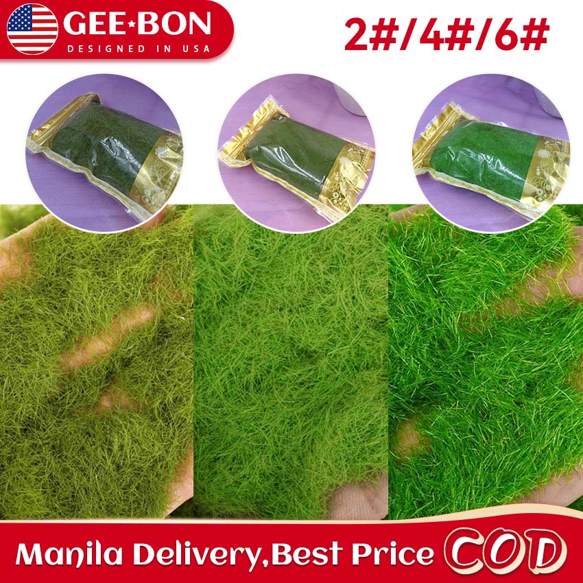 GEEBON Artificial Grass Powder Micro Garden Decor Landscape Scene ...