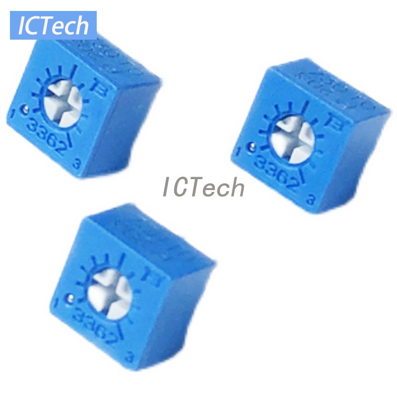 20Pcs 3362P Trimpot Trimmer Potentiometer 10R 20R 50R 100R 200R 500R 1K ...