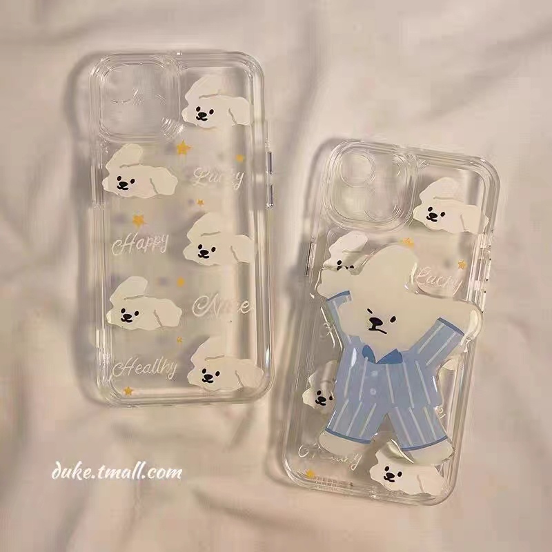 INS Pajamas Bear Phone Case for TECNO Spark 20 10 Pro 6 GO 8C 8P 7T 6 ...